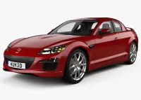 MAZDA MAZDA RX7 RX-8 Carbon Fiber Wooden look dash trim kits